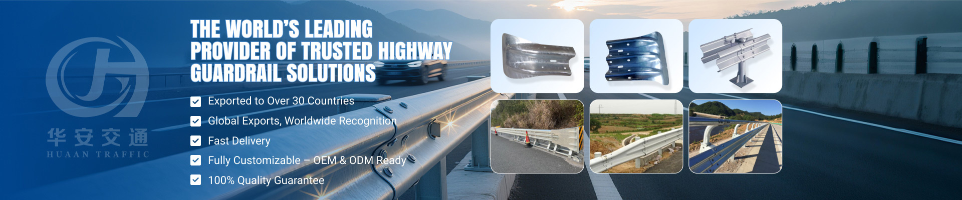 Thrie Beam Guardrail Original Manufacturer Factory Supplier - HuaAn Traffic